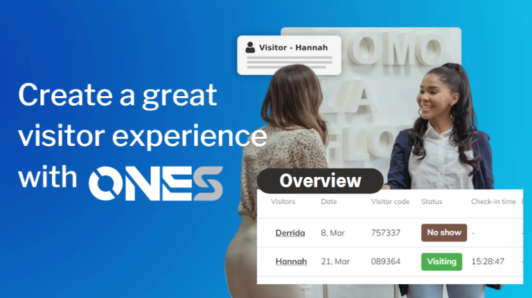 Create a great visitor experience with ONES: Self check-ins, badges ...