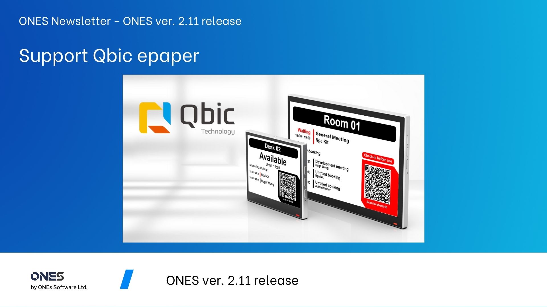Newsletter: ONES ver. 2.11 release - ONEs Blog